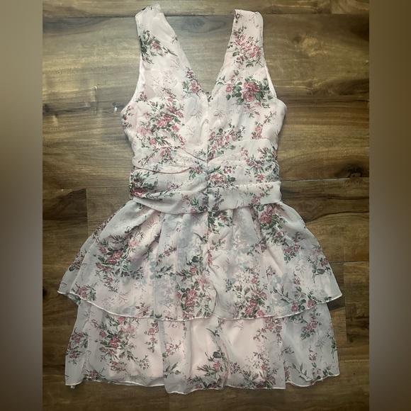 Eilly Bazar | Dresses | Nwt Eilly Bazar Floral Deep V Summer Dress ...